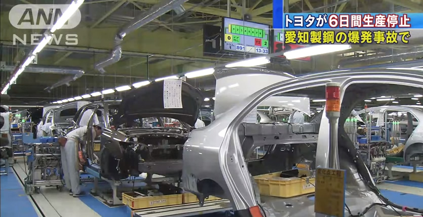 Toyota Halts Japan Output Next Week on Steel Plant Explosion - Portal Japan