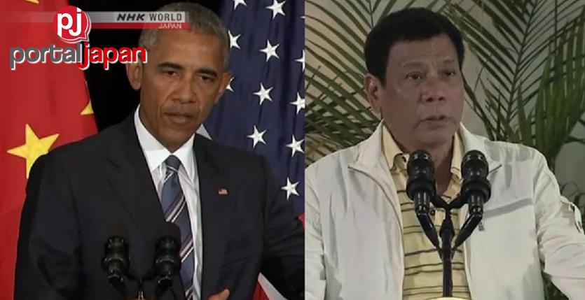 Obama, Duterte speak briefly - Portal Japan