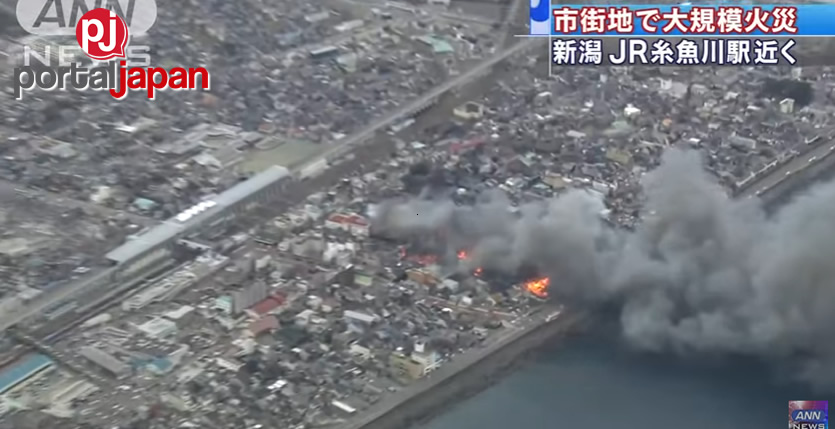 Fire in central Japan engulfs 140 buildings - Portal Japan