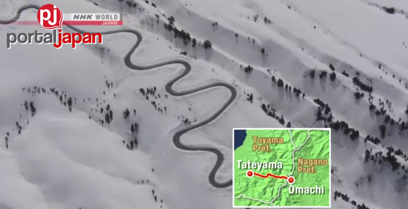 Part of Japan's alpine route reopens - Portal Japan