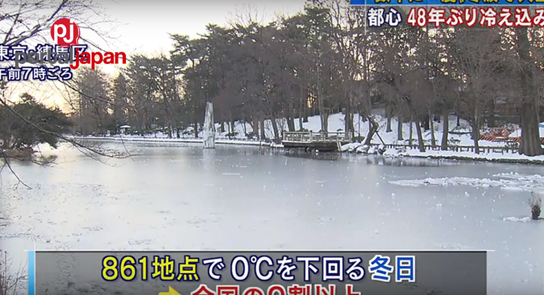Minus 4 degrees Celsius in Tokyo, coldest in 48 years - Portal Japan