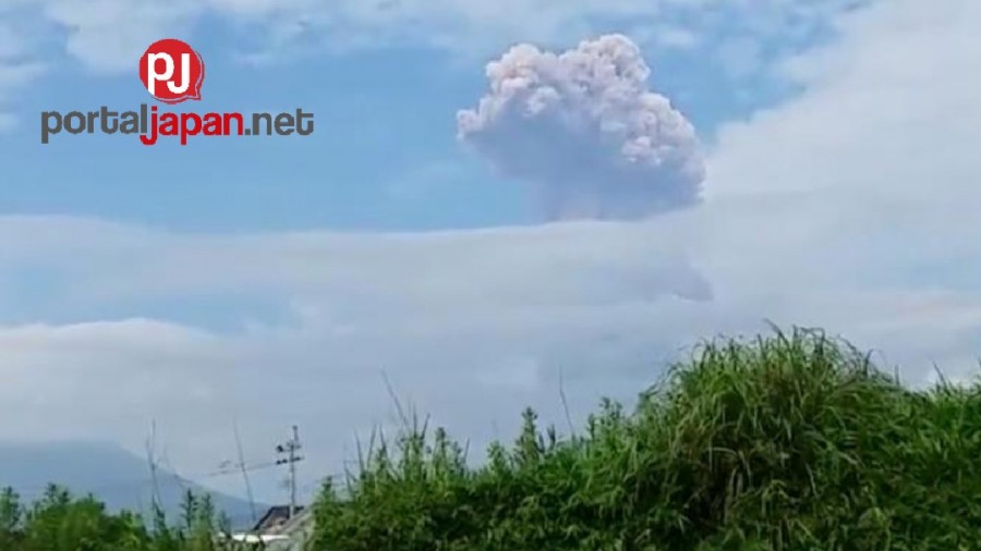 Mt. Shinmoe, muling nag-erupt - Portal Japan