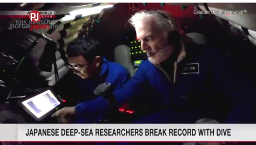 Japanese scientist nag-tala ng bagong record sa deep-sea exploration ...