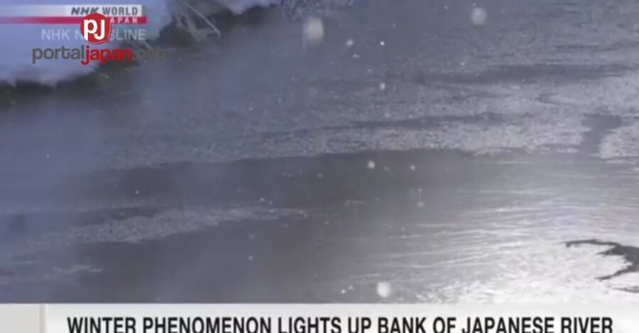 Winter phenomenon na tinatawag na 'Diamond dust' nakita sa Gifu Japan ...
