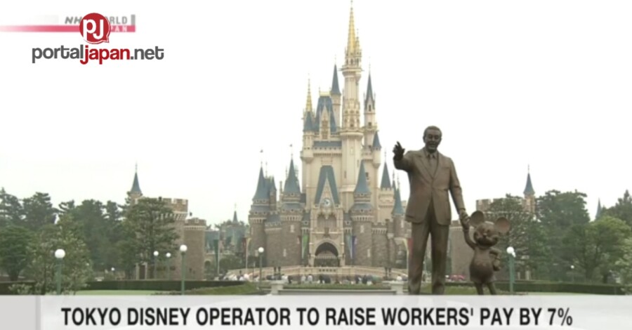 Tokyo Disney operator to raise workers' pay by 7% - Portal Japan